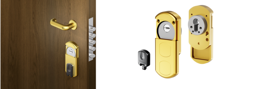 Pose cache serrure magnétique Paris 75